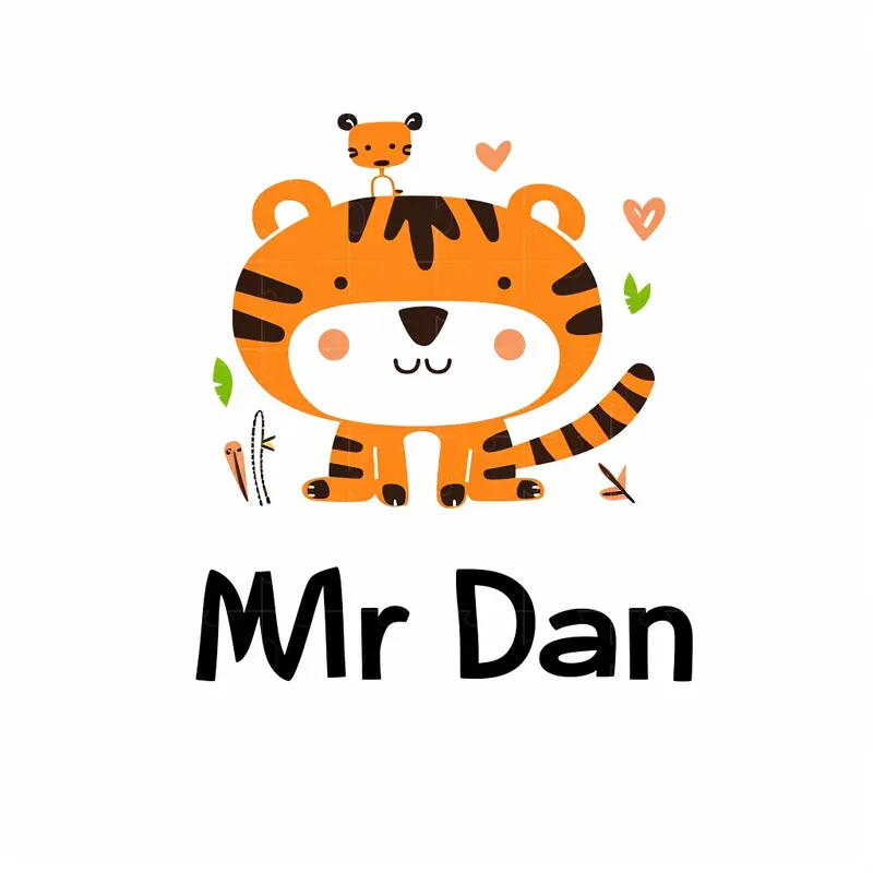 Simple Cute Cartoons With Text Midjourney Prompt | PromptBase