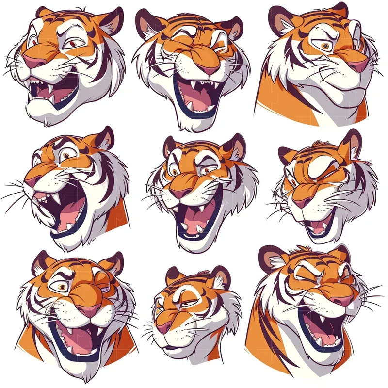 Multiple Character Poses Midjourney Prompt | PromptBase