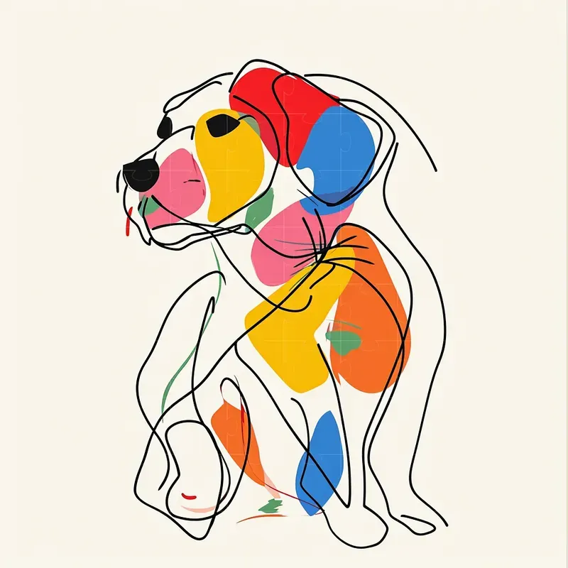 Picasso One Line Drawings Midjourney Prompt | PromptBase