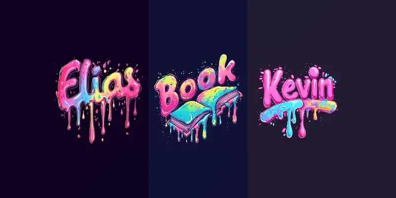 1990 Kids Logo Text Designs Midjourney Prompt | PromptBase