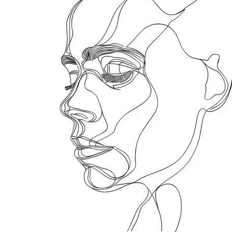 One Continuous Line Drawings Midjourney Prompt | PromptBase