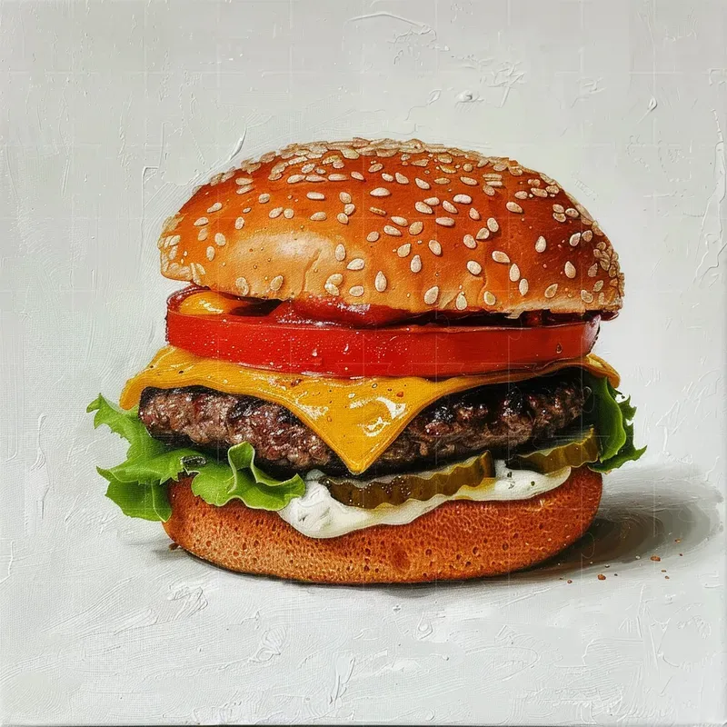 Acrylic Food Paintings Midjourney Prompt | PromptBase