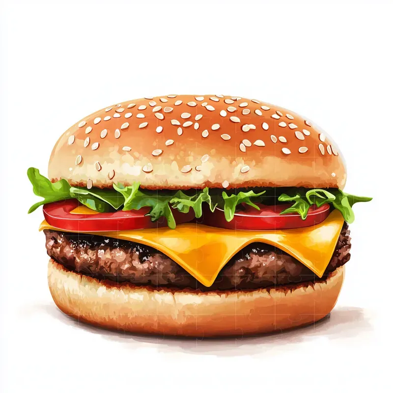 2D Food Drawings Midjourney Prompt | PromptBase