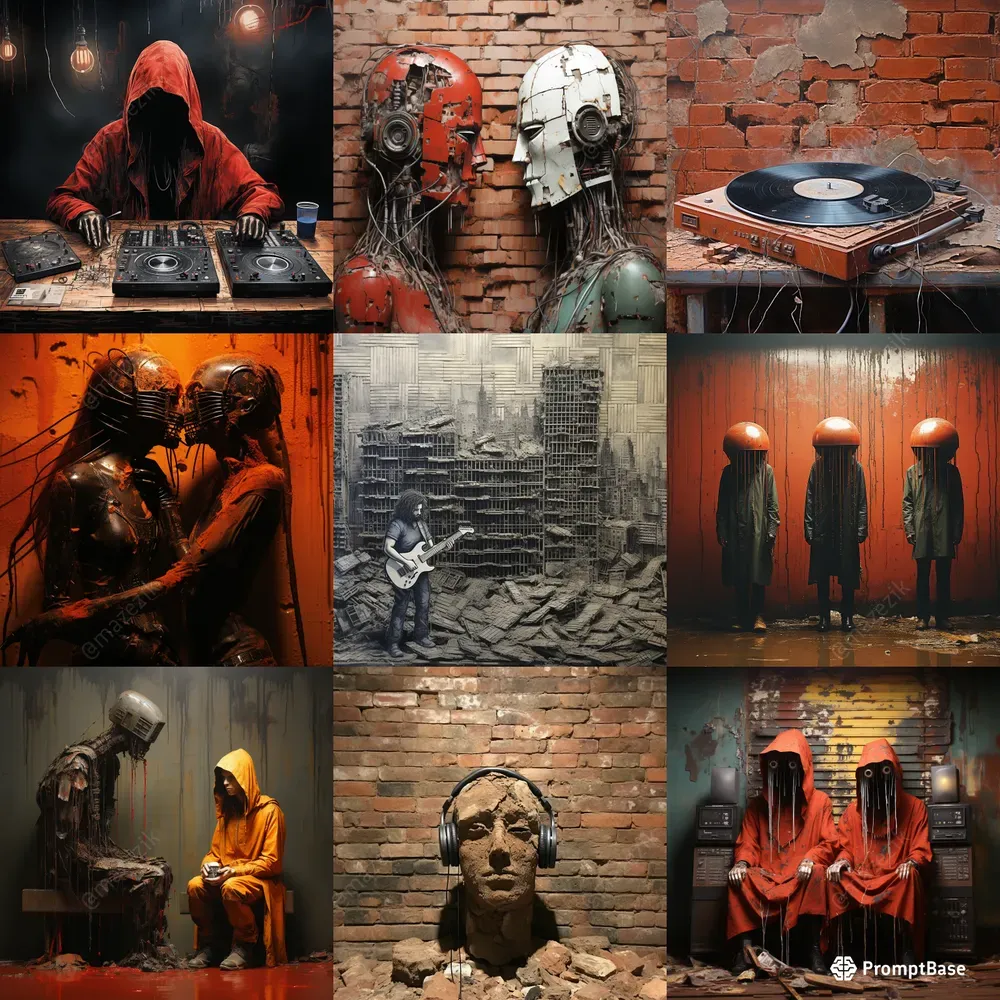 Enigmatic Album Covers Midjourney Prompt | PromptBase