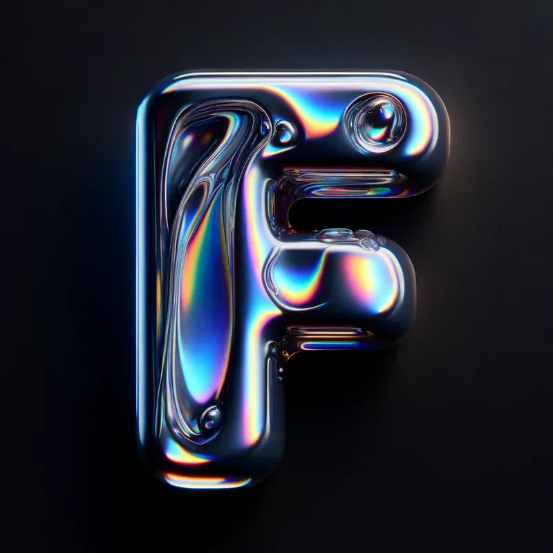 Holo Letter Renders DALL·E Prompt | PromptBase