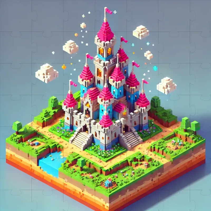 Voxel Worlds DALL·E Prompt | PromptBase