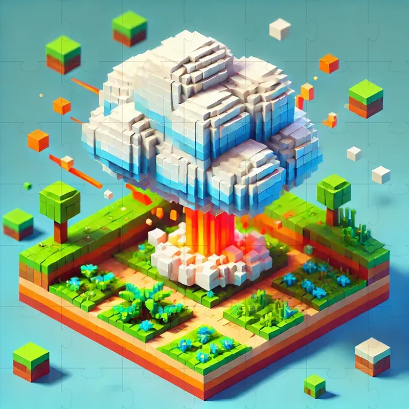 Voxel Worlds DALL·E Prompt | PromptBase