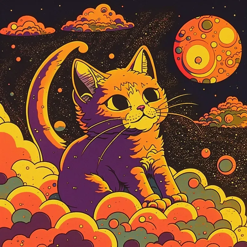Groovy Animals Midjourney Prompt | PromptBase