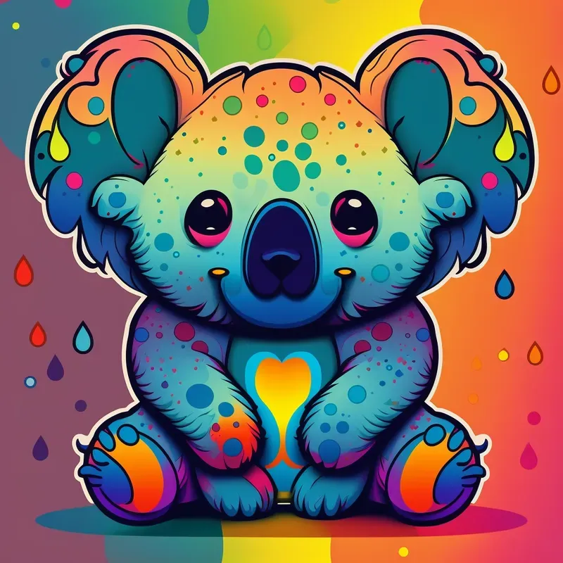 Groovy Animals Midjourney Prompt | PromptBase