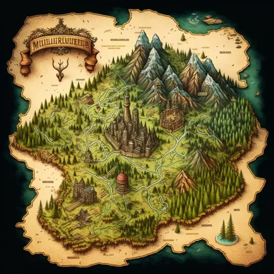 Isometric World Maps Midjourney Prompt | PromptBase