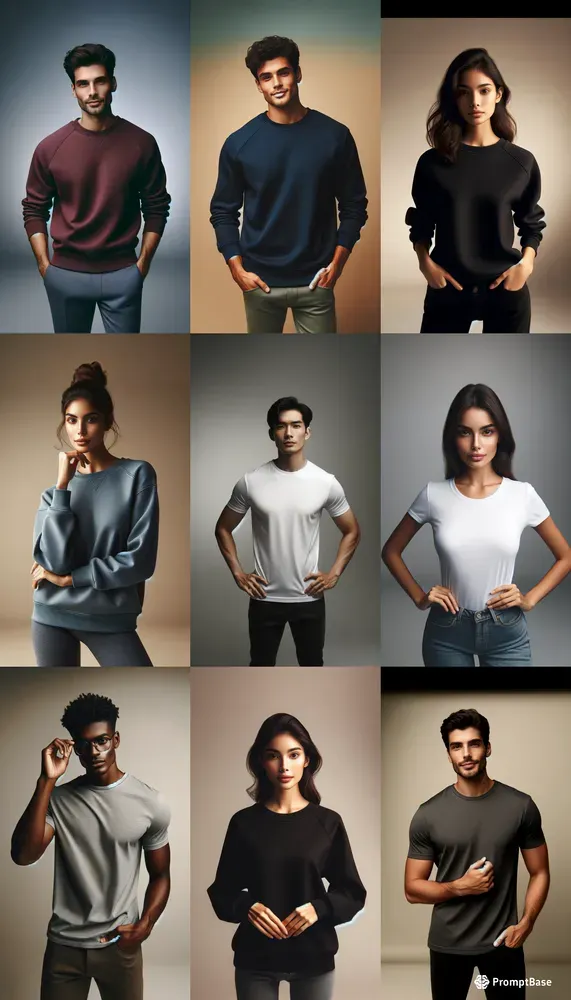Clothing Model Mockups DALL·E Prompt | PromptBase