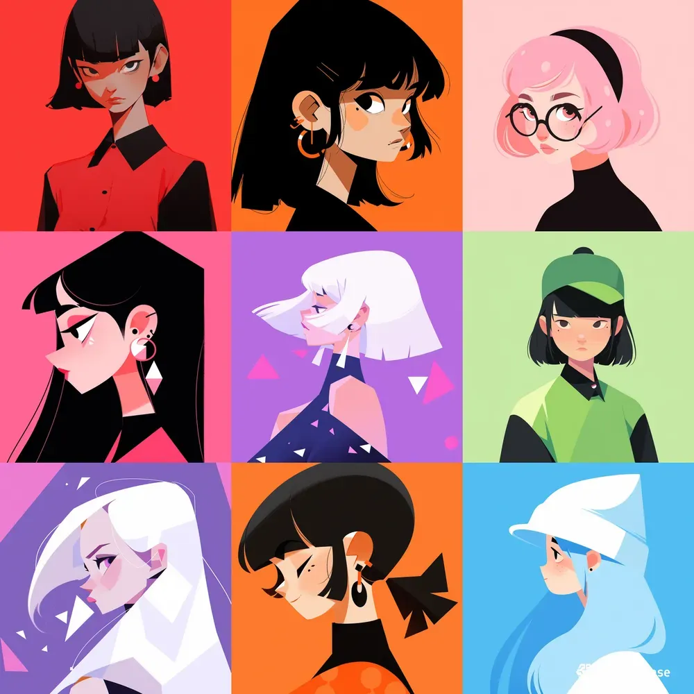 Flat Cartoon Illustrations Midjourney Prompt | PromptBase