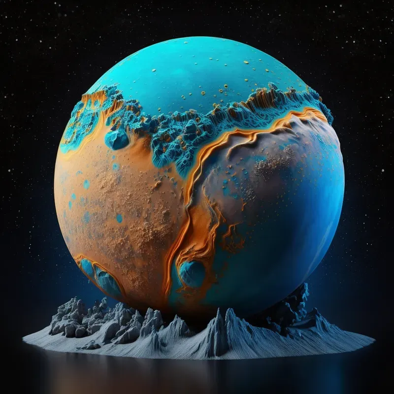 Planets Of The Solar System Midjourney Prompt | PromptBase