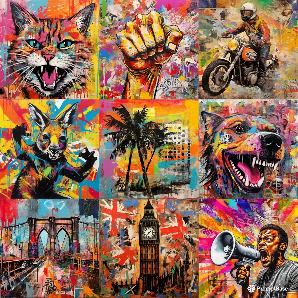 Raw Post Punk Album Covers Midjourney Prompt | PromptBase