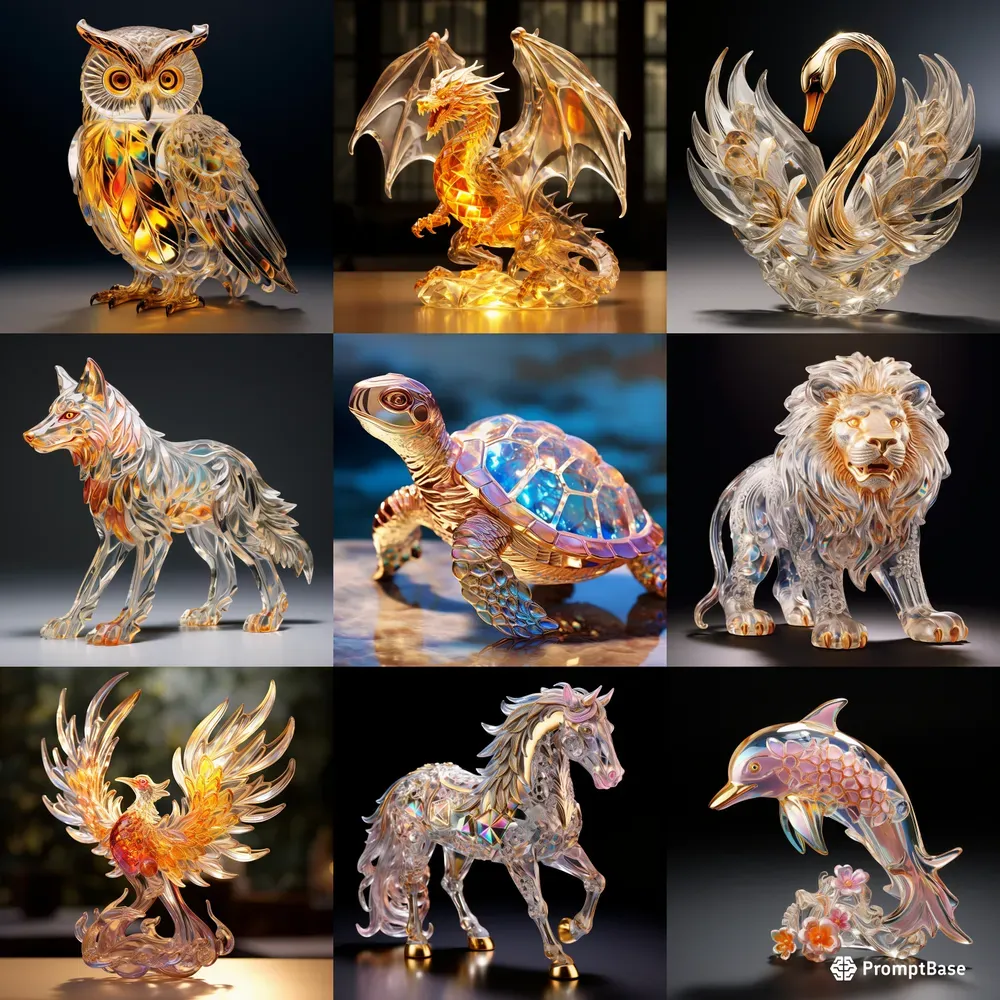 Crystal Magic Enchanted Beings Midjourney Prompt | PromptBase