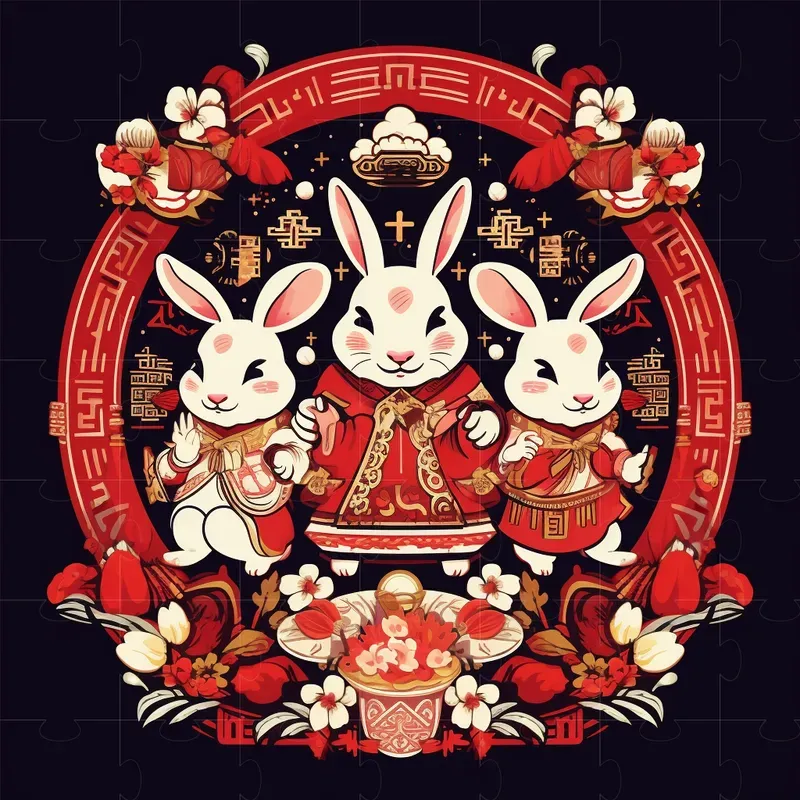 Animal Mascots For Chinese New Years Midjourney Prompt | PromptBase