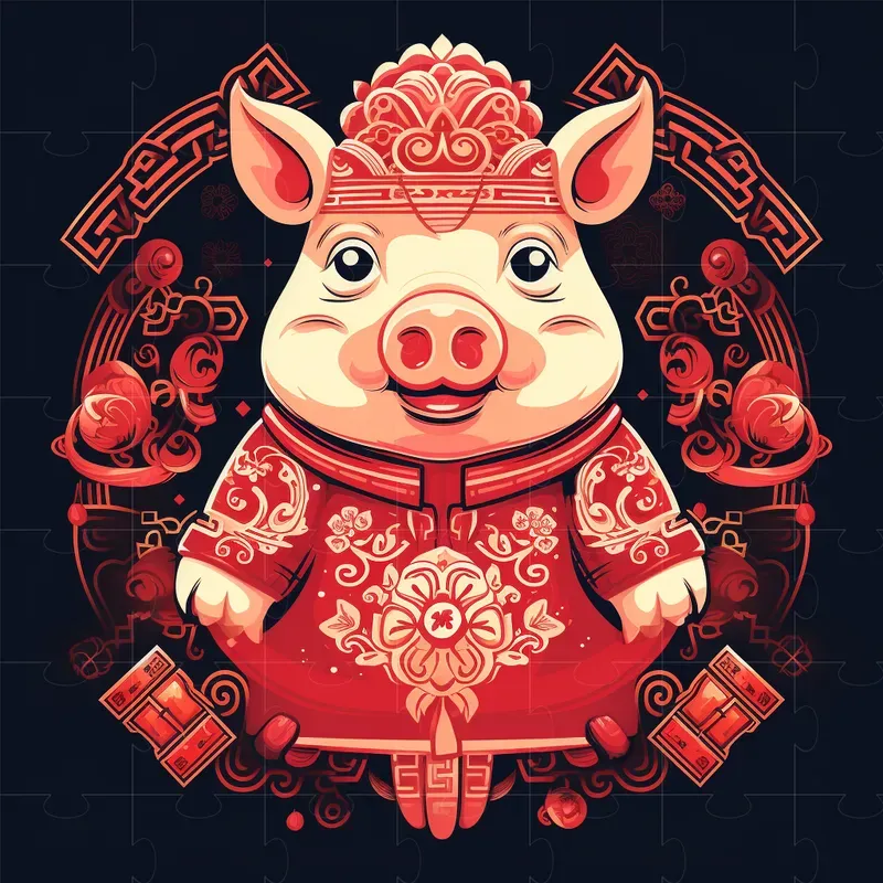 Animal Mascots For Chinese New Years Midjourney Prompt | PromptBase