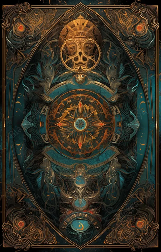 Card Game Back Mockups Midjourney Prompt | PromptBase