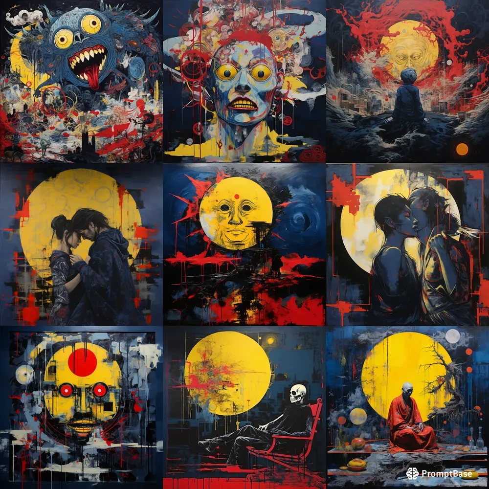 Abstract Surrealism Artworks Midjourney Prompt | PromptBase