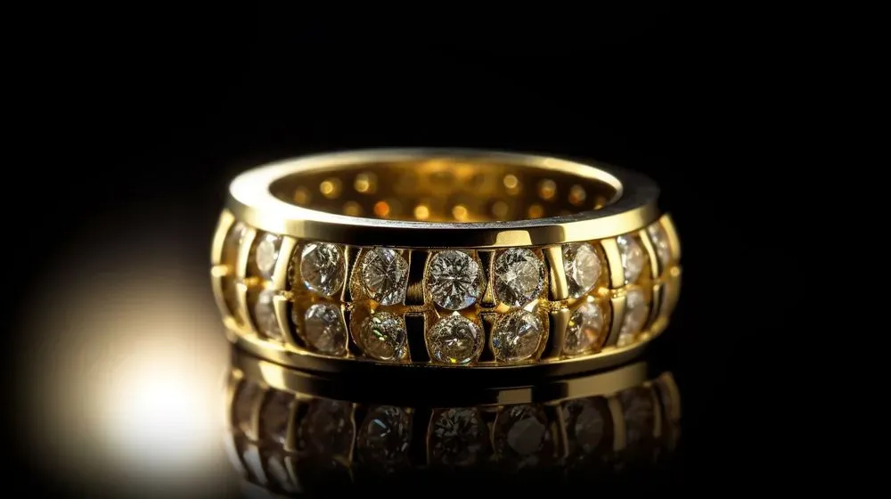 Realistic Wedding And Engagement Rings Midjourney Prompt | PromptBase