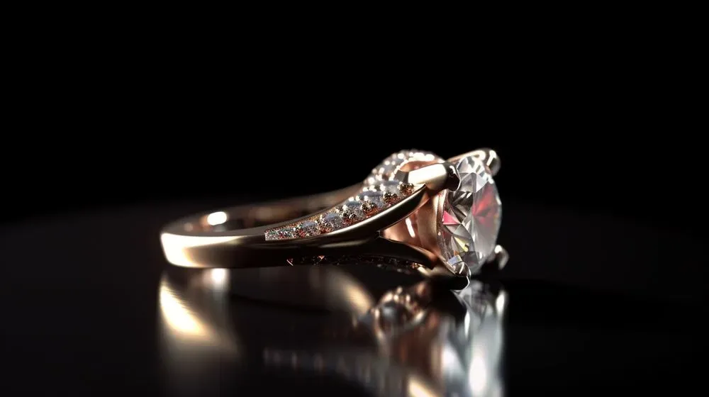 Realistic Wedding And Engagement Rings Midjourney Prompt | PromptBase