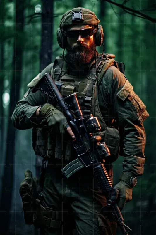 Epic Soldier - Cinematic Poster Midjourney Prompt | PromptBase