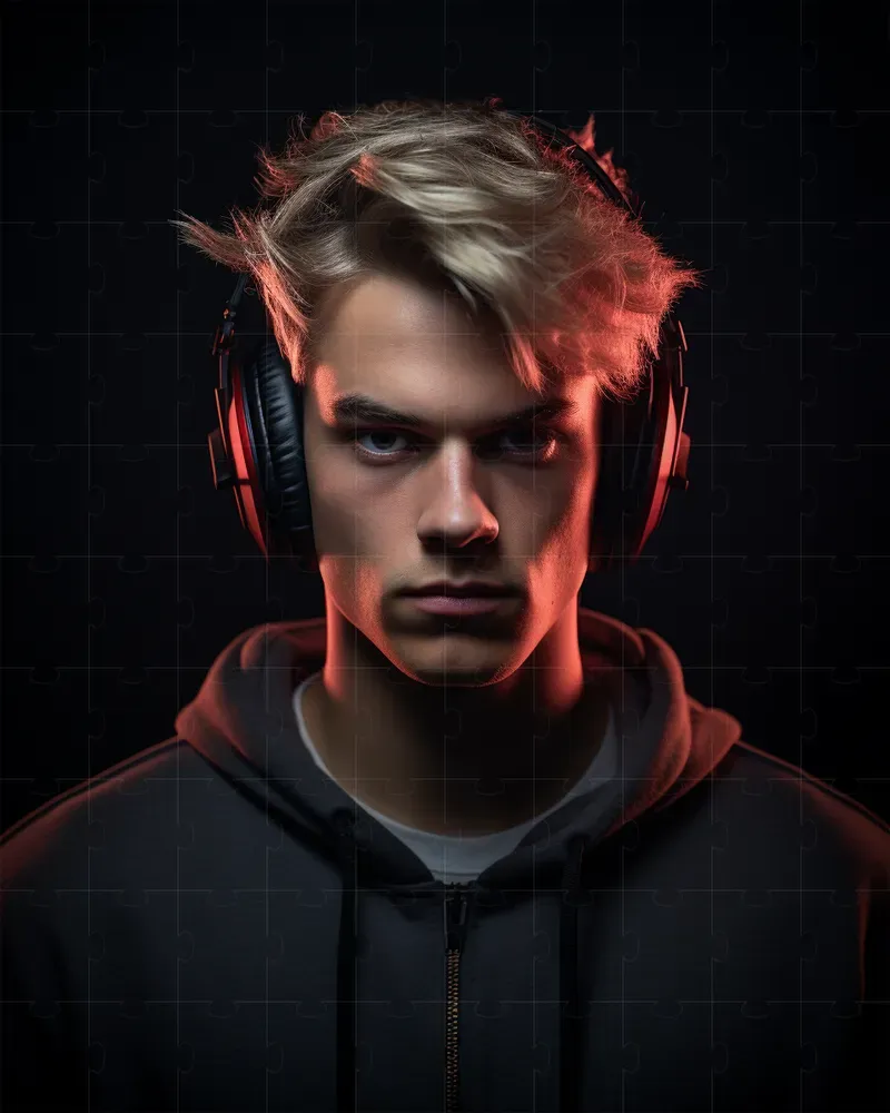 Esports Gamer Portraits - Studio Quality Midjourney Prompt | PromptBase