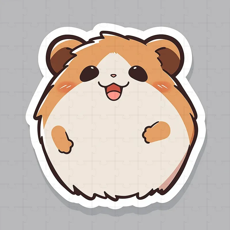 Custom Sticker Chibi Animals Midjourney Prompt | PromptBase