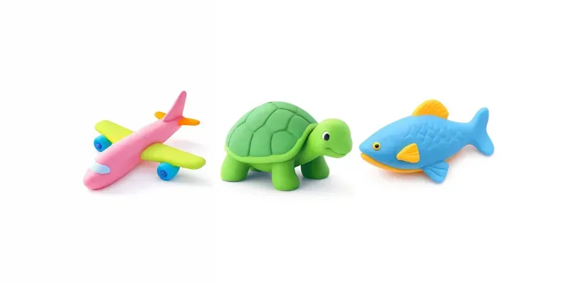 Play Dough Simplified Sculptures 4 Kids Midjourney Prompt PromptBase