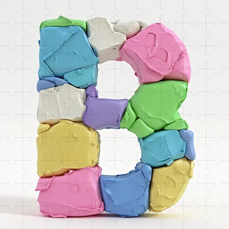 Play Dough Letters Art Designs Midjourney Prompt | PromptBase