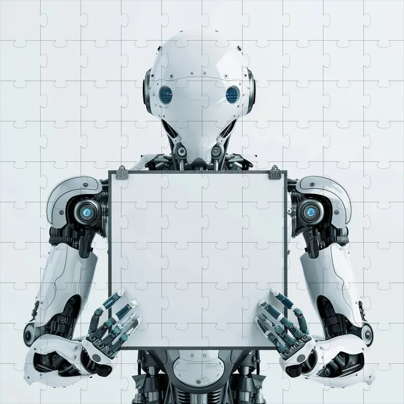 Robots With Canvas Mockups Midjourney Prompt | PromptBase