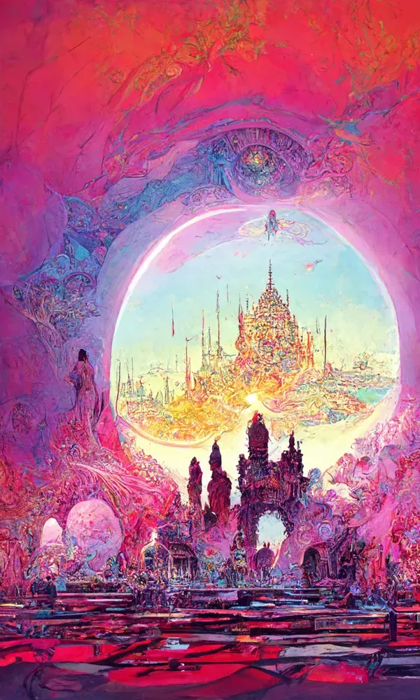 Psychedelic Cities Midjourney Prompt | PromptBase