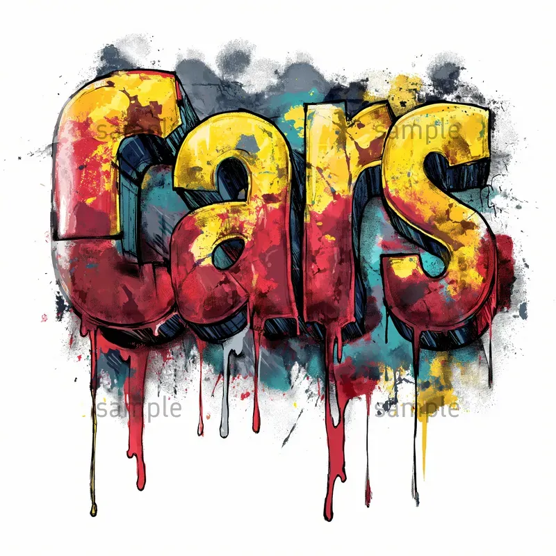 3D Graffiti Texts Midjourney Prompt | PromptBase