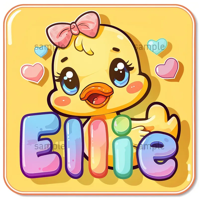 Cute Name Stickers For Kids Midjourney Prompt | PromptBase