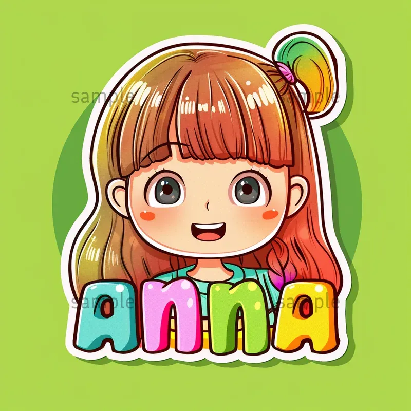 Cute Name Stickers For Kids Midjourney Prompt | PromptBase