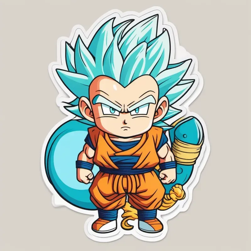 Kawaii Style Dragon Ball Super Stickers Stable Diffusion Prompt ...