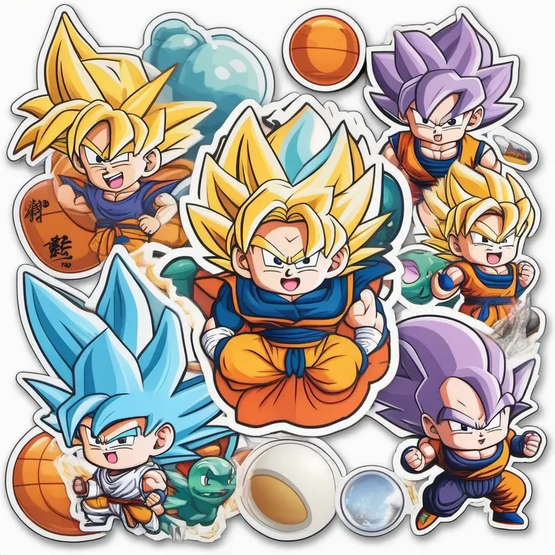 Kawaii Style Dragon Ball Super Stickers Stable Diffusion Prompt ...