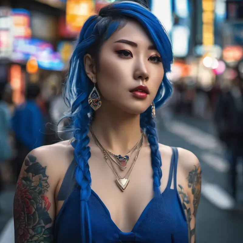 Tattoo Japan Girls In Tokyo Streets Stable Diffusion Prompt | PromptBase