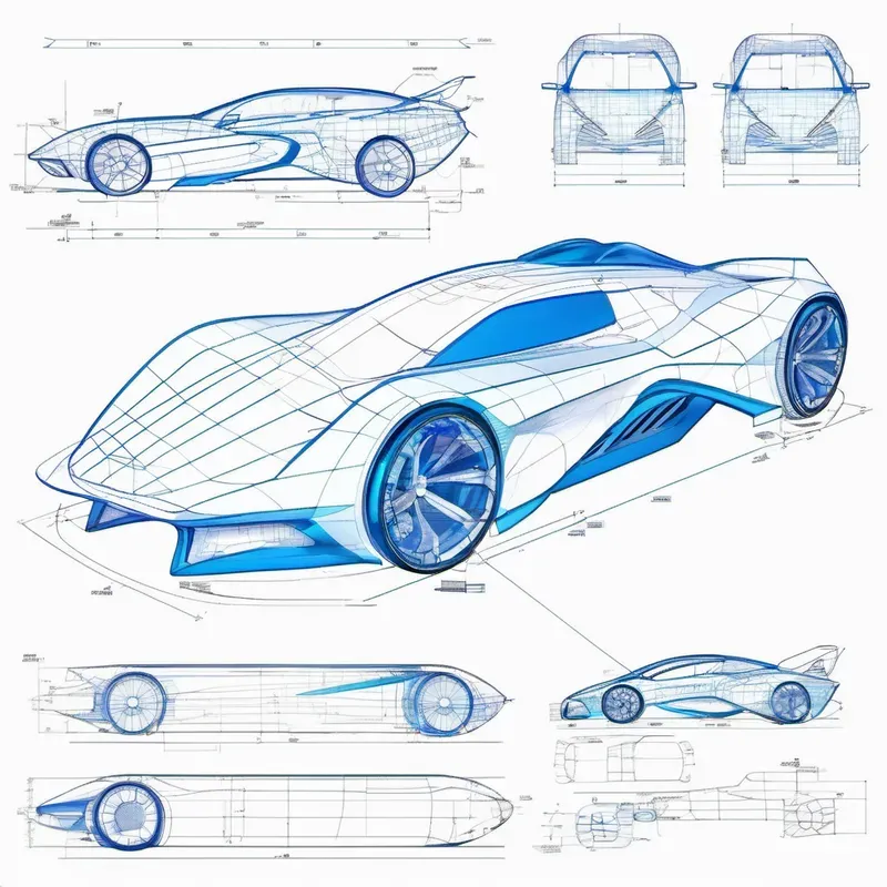 Schematic Engineering Illustrations Stable Diffusion Prompt | PromptBase