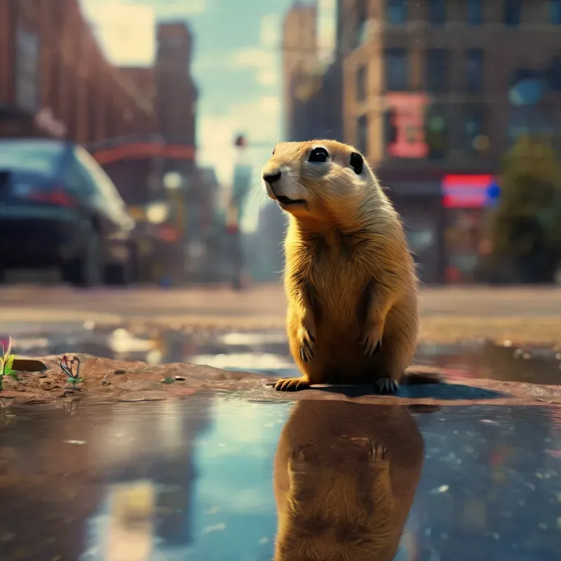 Streets Of City Animals Stable Diffusion Prompt | PromptBase