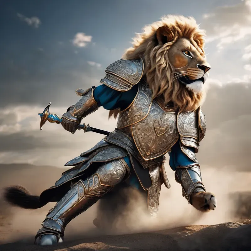 Knight Animals Stable Diffusion Prompt | PromptBase