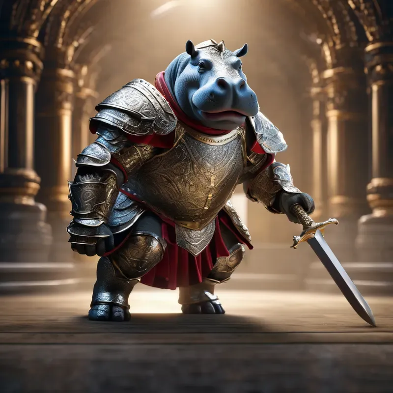 Knight Animals Stable Diffusion Prompt | PromptBase