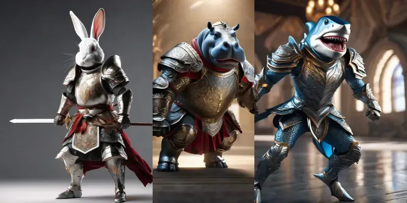 Knight Animals Stable Diffusion Prompt | PromptBase