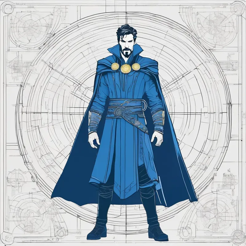 Blueprint Characters Stable Diffusion Prompt | PromptBase