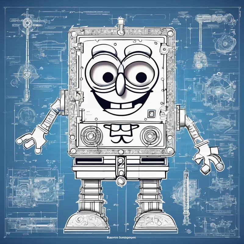 Blueprint Characters Stable Diffusion Prompt | PromptBase