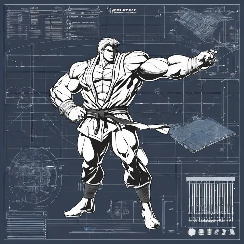 Blueprint Characters Stable Diffusion Prompt | PromptBase