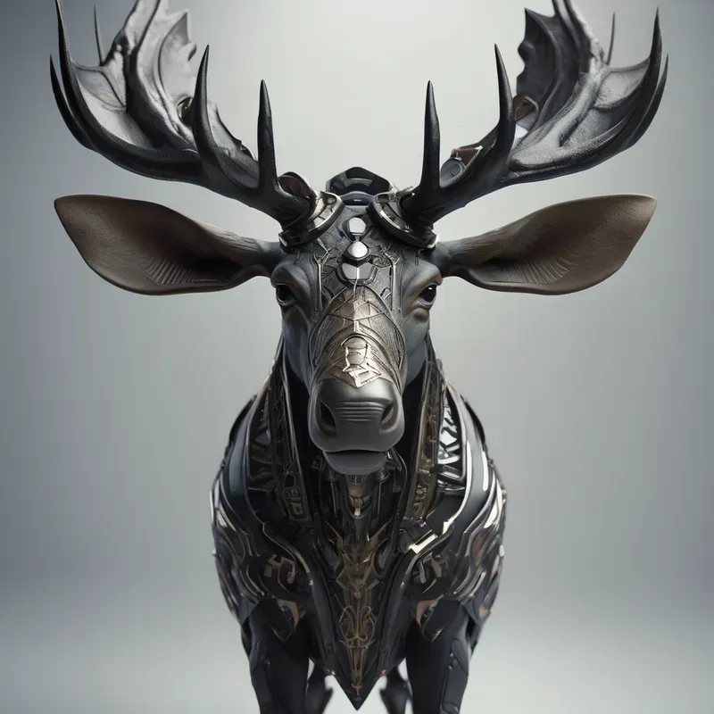 Alienoid Cyborg Animals Stable Diffusion Prompt | PromptBase