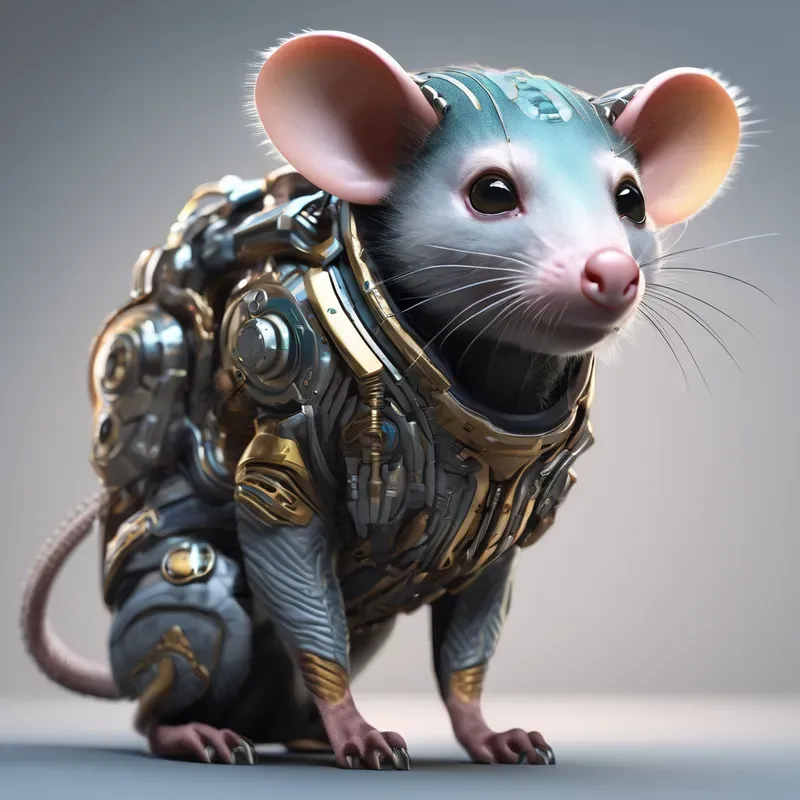 Alienoid Cyborg Animals Stable Diffusion Prompt | PromptBase