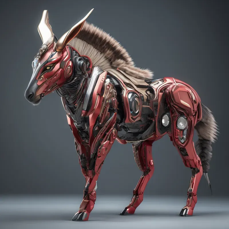 Alienoid Cyborg Animals Stable Diffusion Prompt | PromptBase