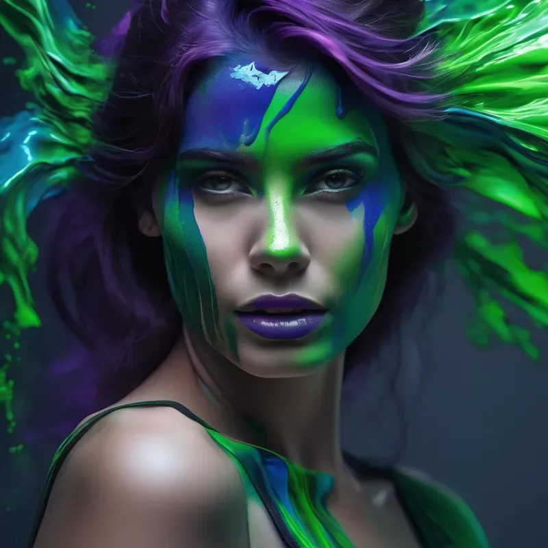 Women With Paint Faces Stable Diffusion Prompt | PromptBase